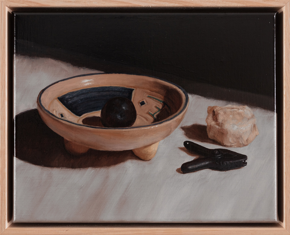 Black Plum, Milky Quartz and Clamp - Michael Reid