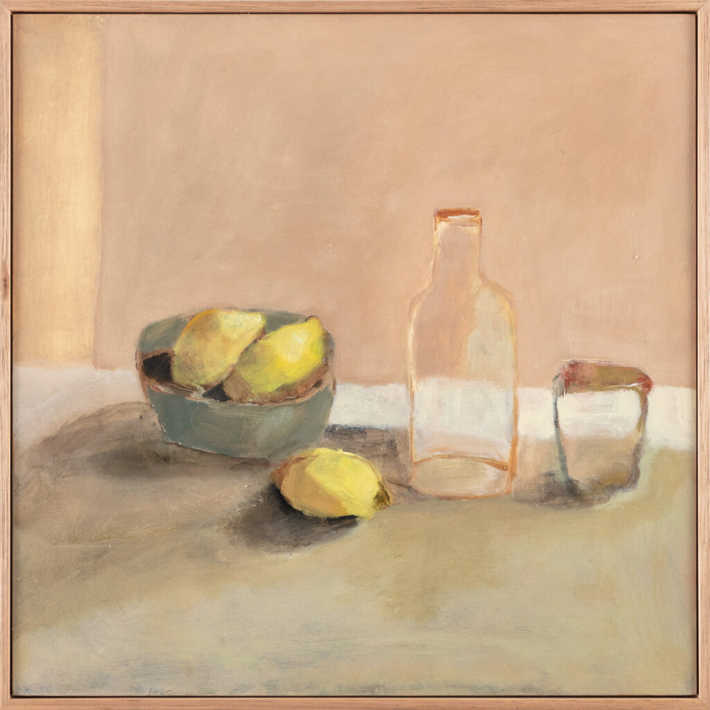 Glass Bottle and Lemons - Michael Reid