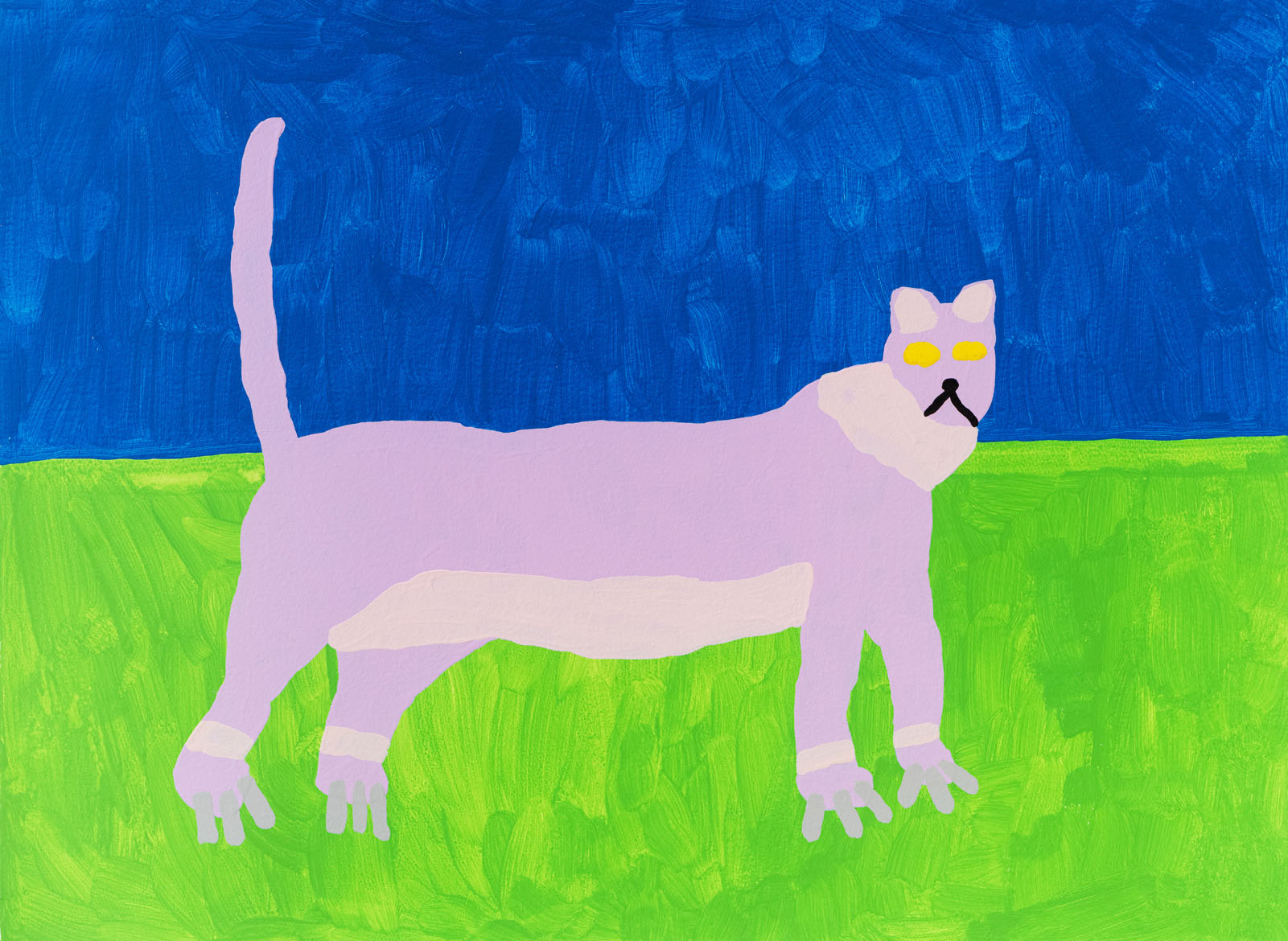 Big cat in field - Michael Reid