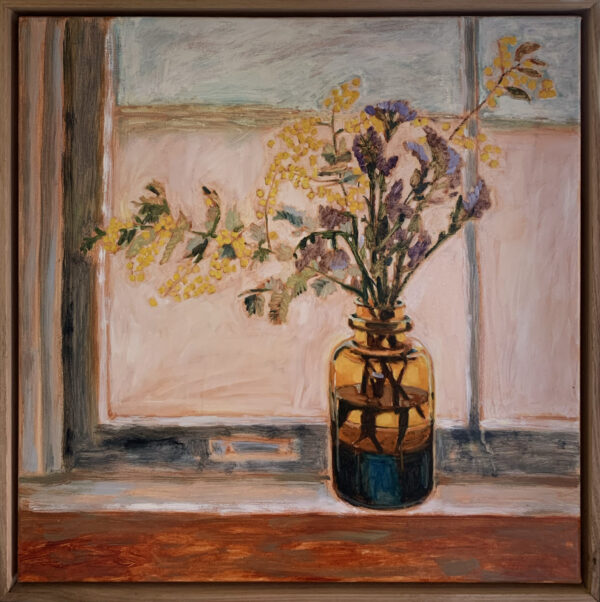 Wattle and Statice - Michael Reid Northern Beaches