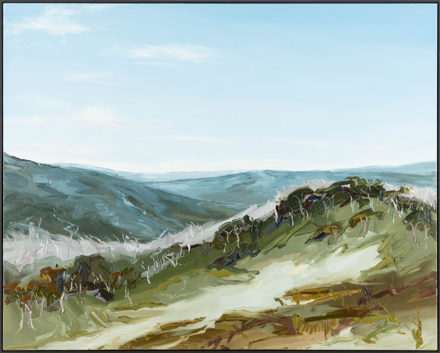 Crisp Blue Distant Views - Michael Reid